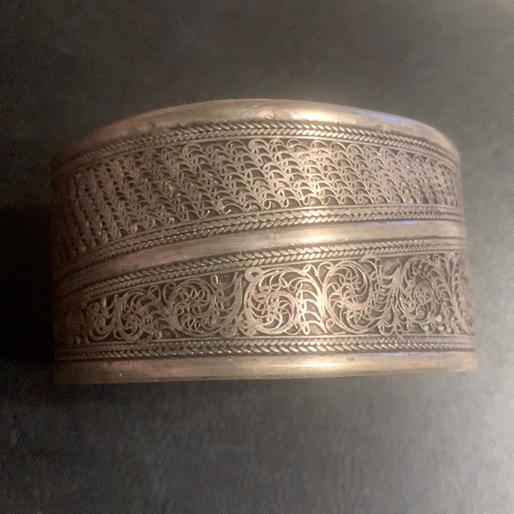Jewelry | Vintage Filigree Viking Or Napali Design Silver Cuff Bracelet ...